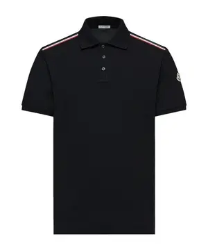 Moncler Logo Patch Short-sleeved Polo Shirt