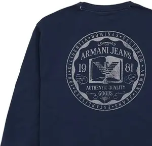 Emporio Armani Logo Details Long-sleeved T-shirt - Black