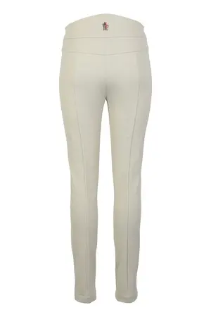 Moncler Mid Rise Technical Twill Ski Trousers - Light Beige
