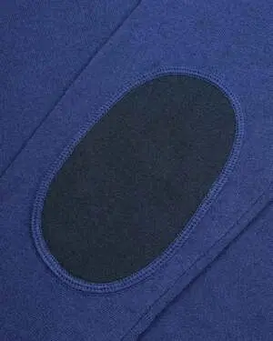 Emporio Armani Round Neck Patch Pullover - Blue