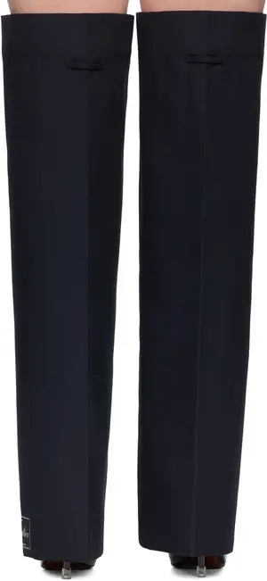 JEAN PAUL GAULTIER Logo Patch Gaiters - Black