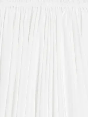 AMI Paris Midi Corolla Skirt - White