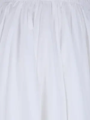 AMI Paris Midi Corolla Skirt - White
