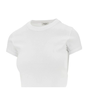 Saint Laurent Cassandre Crewneck T-shirt