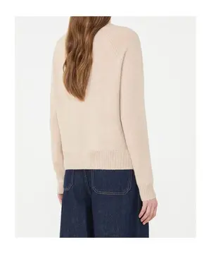 Max Mara Ribbed Knitted Sweater - Sand-colored