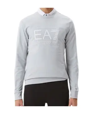EA7 Logo Crew Neck Long Sleeve Sweater