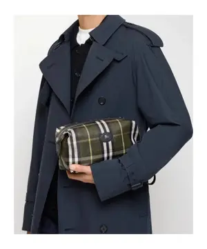 Burberry Highlands Travel Pouch - Thicket Green