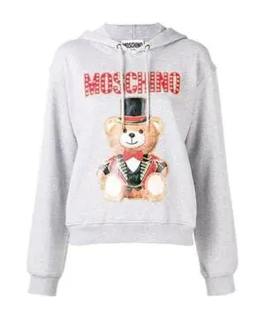 Moschino Printed Teddy Bear Hoodie - White