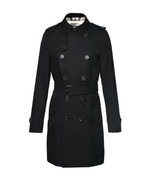 Burberry Sandringham Long Trench Coat - Black