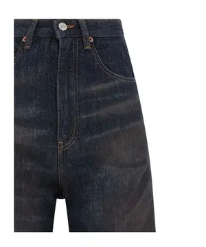 MAISON MARGIELA High-waist Wide-leg Jeans