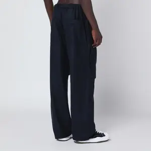 DARKPARK Belted Wide-leg Pants - Black