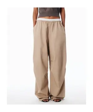 Alexander Wang Double Layer Waist Trousers - Warm Taupe
