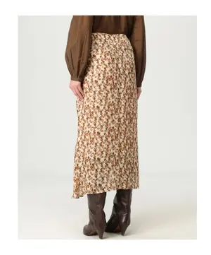 Isabel Marant Étoile Printed Draped Skirt - Nude