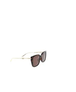 Gucci Embellished Square Frame Sunglasses