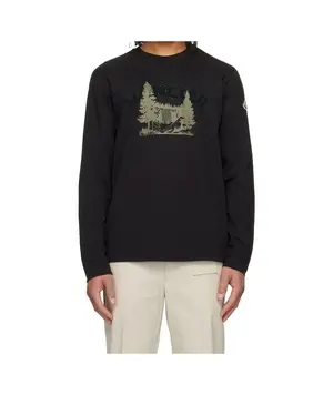 Moncler Graphic-print Long-sleeve T-shirt