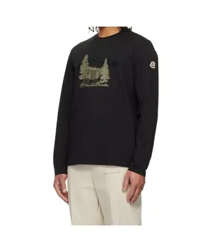 Moncler Graphic-print Long-sleeve T-shirt