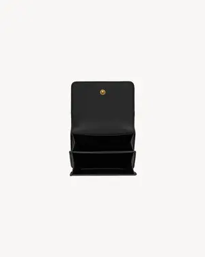 Saint Laurent Snap Closure Business Card Wallet