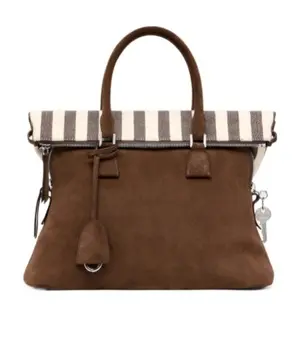 MAISON MARGIELA 5ac Soft Medium Tote Bag - Brown