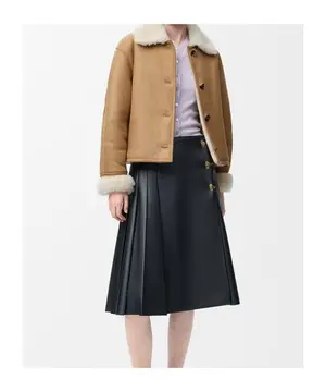 Loewe Shearling Trimmed Button-up Jacket