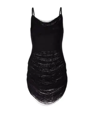 Attico Fringed Mini Dress
