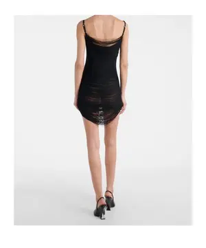 Attico Fringed Mini Dress