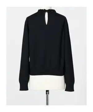 JIL SANDER Sequined Neckline Long-sleeve Sweater