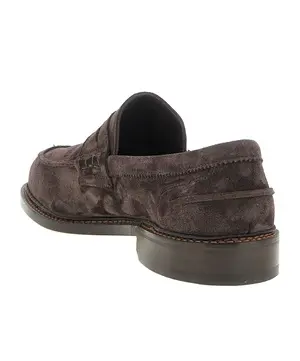 TRICKER'S Adam Suede Loafers - Black