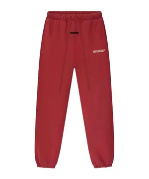 Fear Of God Heavy Fleece Classic Sweatpants - Deep Red