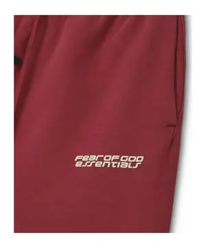 Fear Of God Heavy Fleece Classic Sweatpants - Deep Red