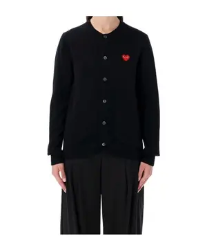Play Comme Des Garcon Applique Knitwear For Women