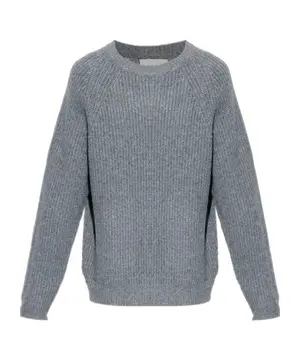 LISA YANG Soren Textured Knitted Sweater - Grey