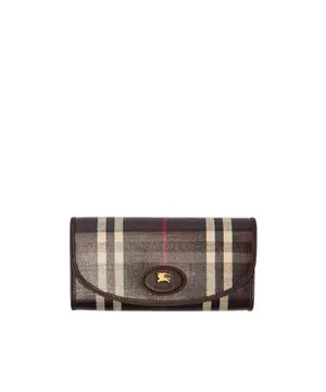 Burberry Gold Tone Wallets For Women