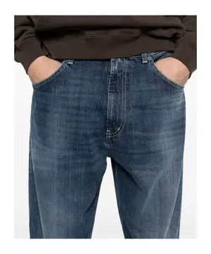 DONDUP Cuffed Straight-leg Jeans - Blue