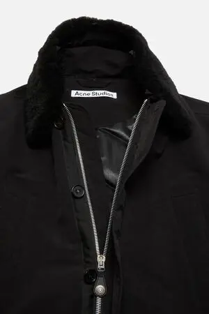 Acne Studios Shearling Collar Bomber Jacket
