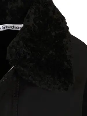 Acne Studios Shearling Collar Bomber Jacket