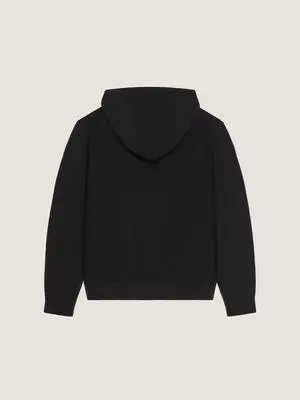 Givenchy Paris Signature Embroidered Hoodie - Black