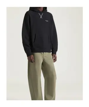 Givenchy Paris Signature Embroidered Hoodie - Black