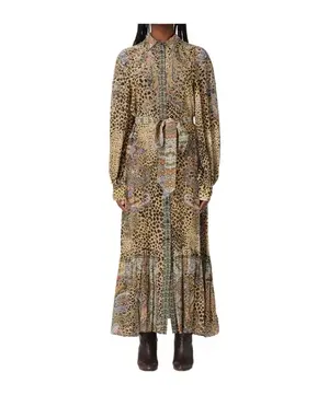 Etro Paisley Animal-print Midi Dress
