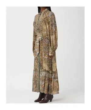 Etro Paisley Animal-print Midi Dress