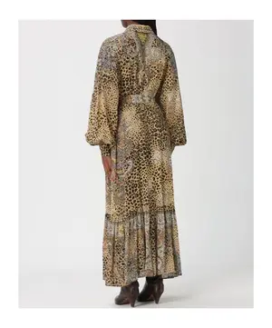 Etro Paisley Animal-print Midi Dress