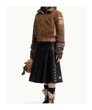 Moncler Quilted Midi Skirt