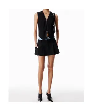Alexander Wang Zip-up Gilet - Black