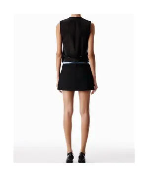 Alexander Wang Zip-up Gilet - Black