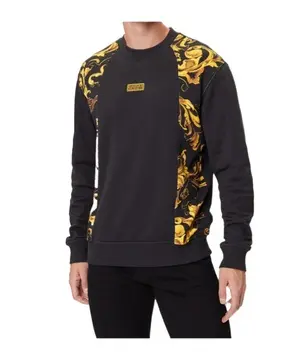 Versace Paneled Crewneck Sweatshirt