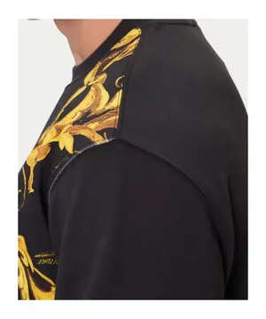 Versace Paneled Crewneck Sweatshirt