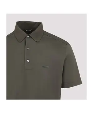 Zegna Short-sleeved Polo Shirt - Black