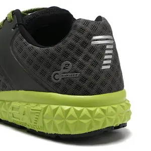 EA7 Logo Lace-up Casual Sneakers - Black