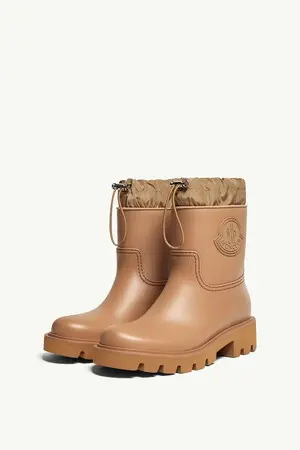 Moncler Kickstream Rain Boots - Light Brown