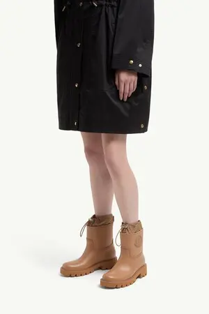 Moncler Kickstream Rain Boots - Light Brown