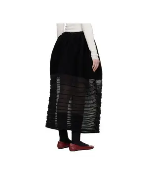 Issey Miyake Moving Knit Skirt